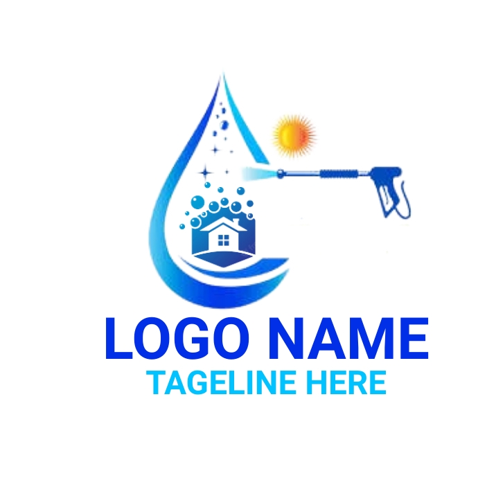 washing and cleaning LOGO Template | PosterMyWall