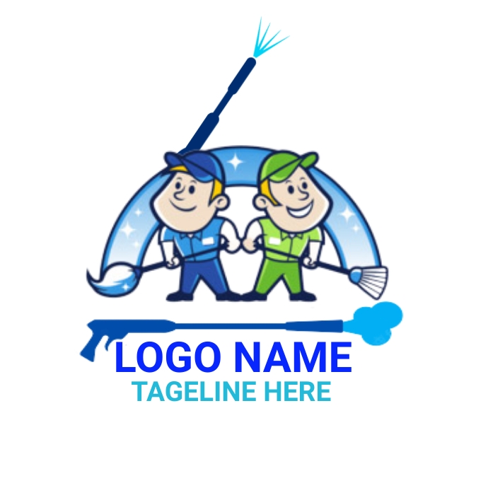 washing and cleaning logo Template | PosterMyWall