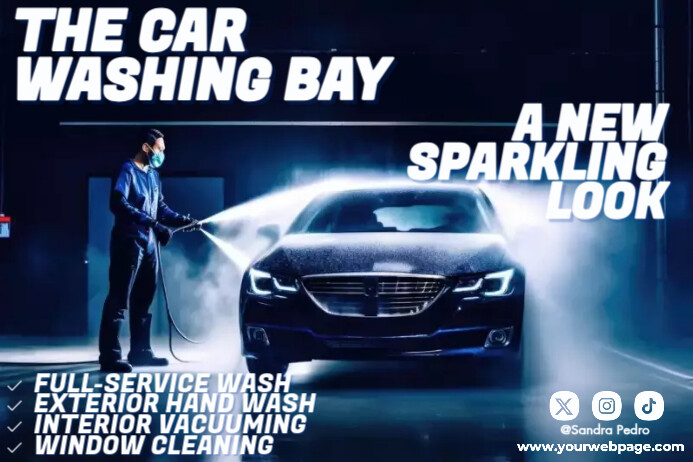 Copy of washing bay | PosterMyWall