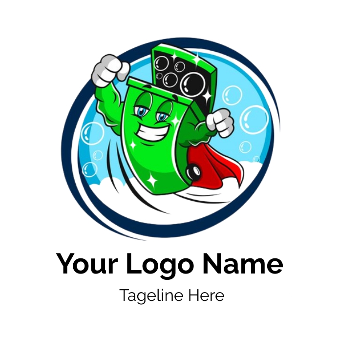 washing logo Template | PosterMyWall