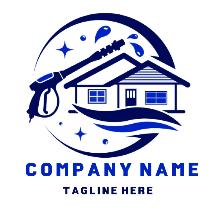Plantilla de WASHING LOGO PRESSURE WASHING LOGO , CLEANING | PosterMyWall