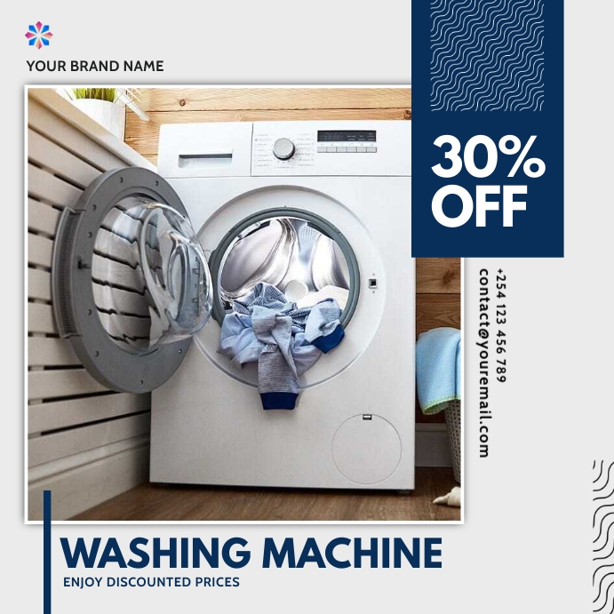 Copy of washing machine electronics gadget sale flyer | PosterMyWall