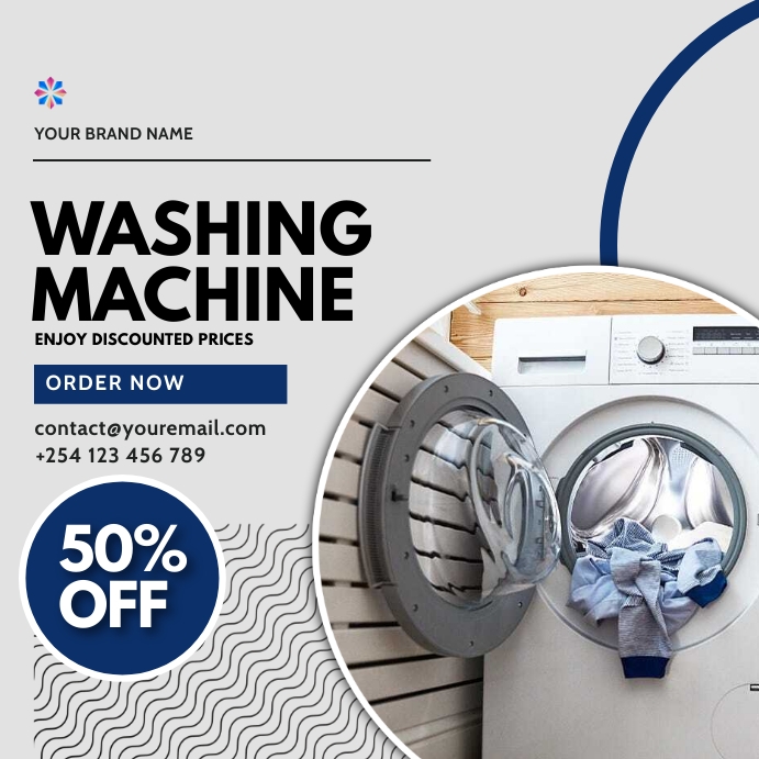 washing machine electronics gadget sale flyer Template | PosterMyWall