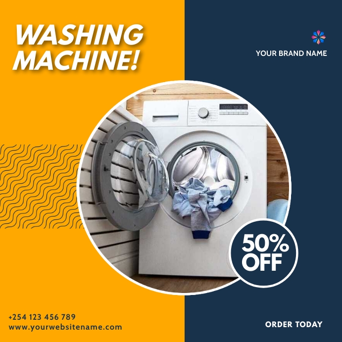 washing machine electronics gadget sale flyer Template | PosterMyWall