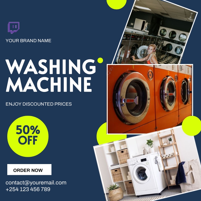 washing machine flyer templates | PosterMyWall