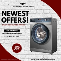 washing machine sale Template | PosterMyWall