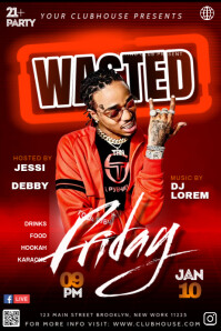 Wasted Party Poster Template | PosterMyWall