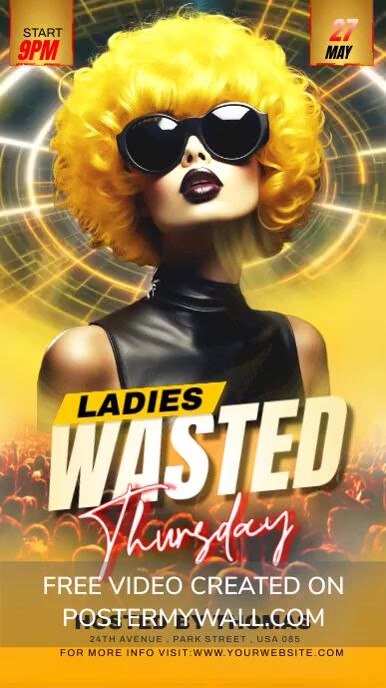 Wasted party flyer Template | PosterMyWall