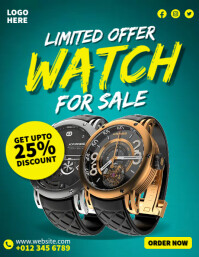 Exclusive Watch Ads Template | PosterMyWall
