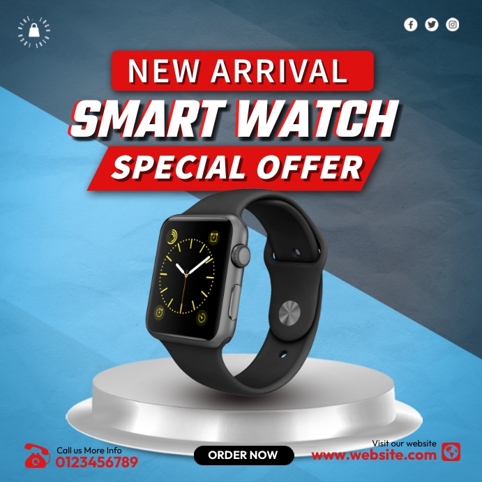 Watch Ads Template | PosterMyWall