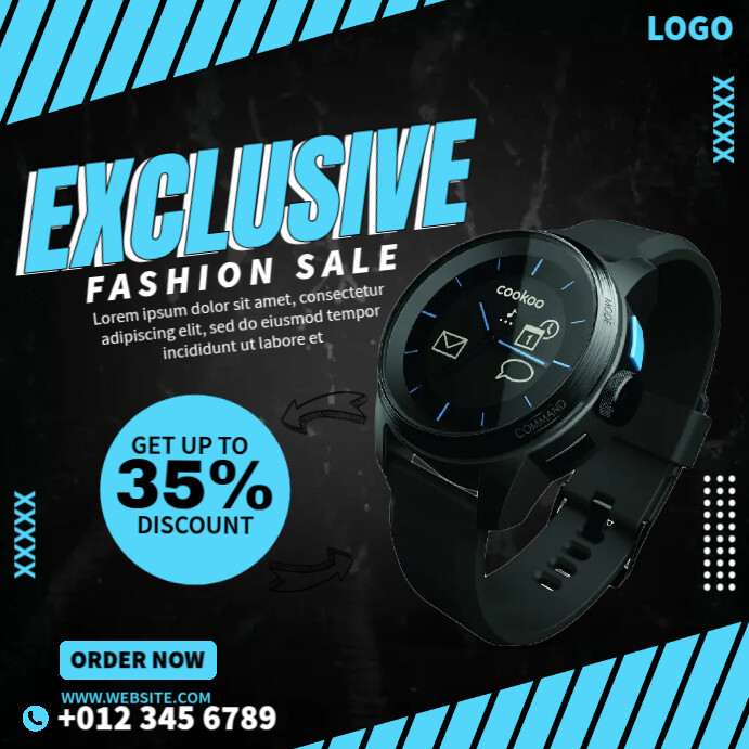 Watch Ads Template | PosterMyWall