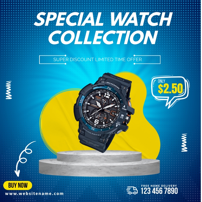 Watch Best Deals Template | PosterMyWall