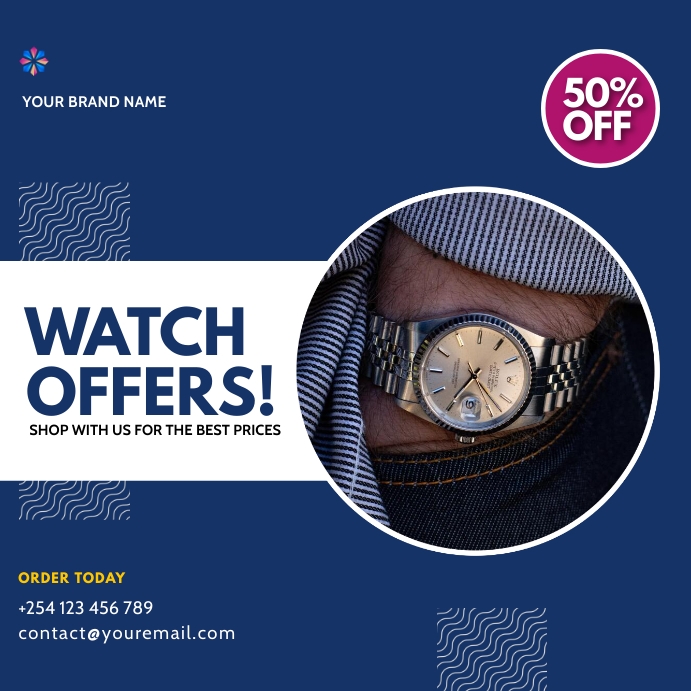 watch collection electronics gadgets flyer Template | PosterMyWall