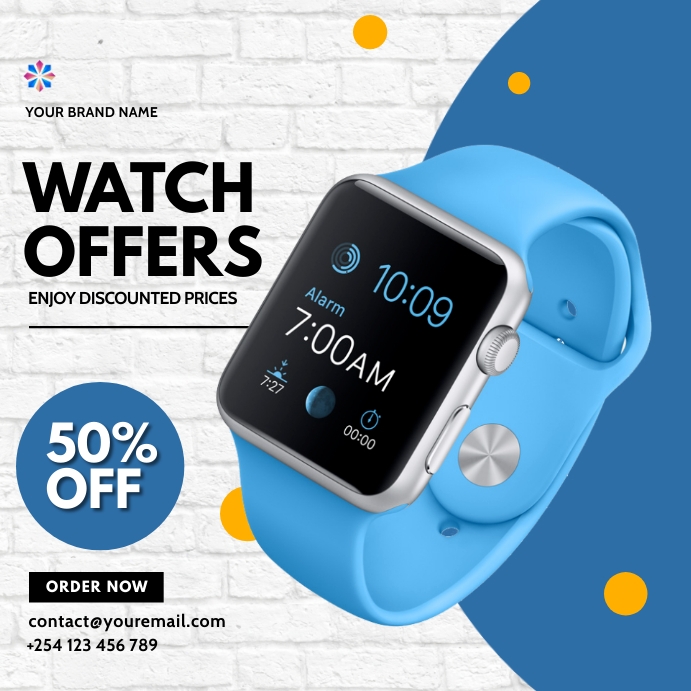 watch collection electronics gadgets flyer Template | PosterMyWall