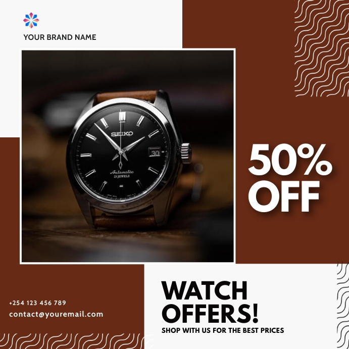 watch collection electronics gadgets flyer Template | PosterMyWall