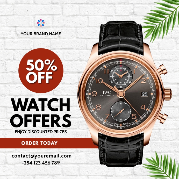 watch collection electronics gadgets flyer Template | PosterMyWall