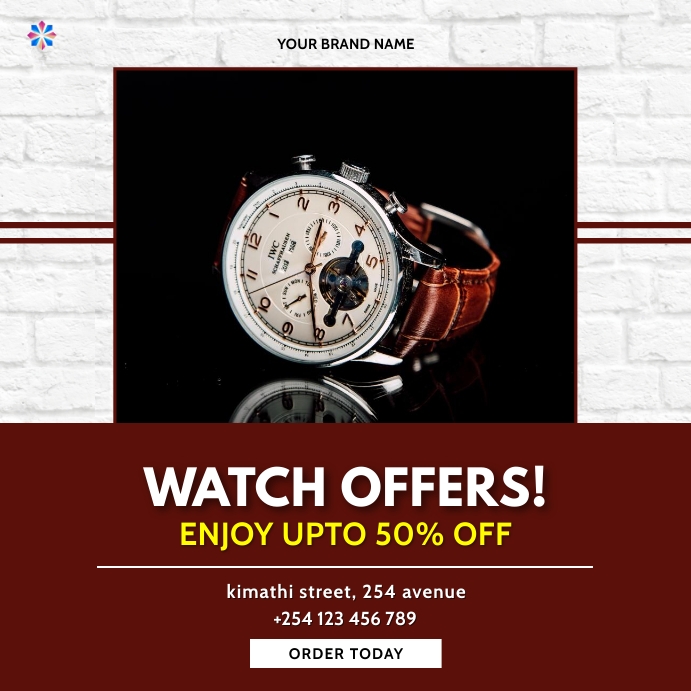 Copy of watch collection electronics gadgets flyer | PosterMyWall