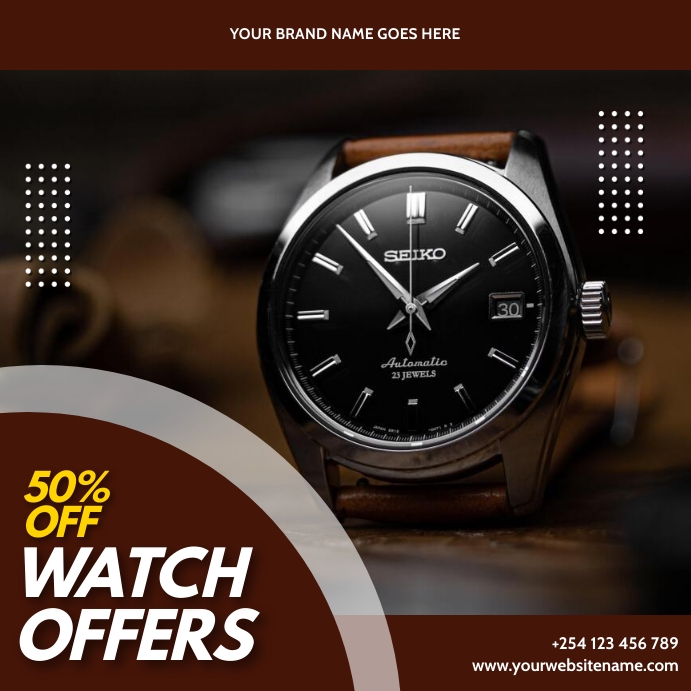 watch collection electronics gadgets flyer Template | PosterMyWall