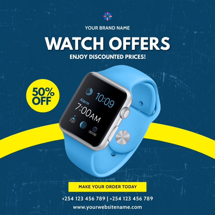 watch collection electronics gadgets flyer Template | PosterMyWall