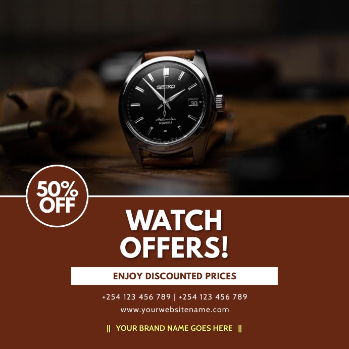 Copy of watch collection electronics gadgets flyer | PosterMyWall