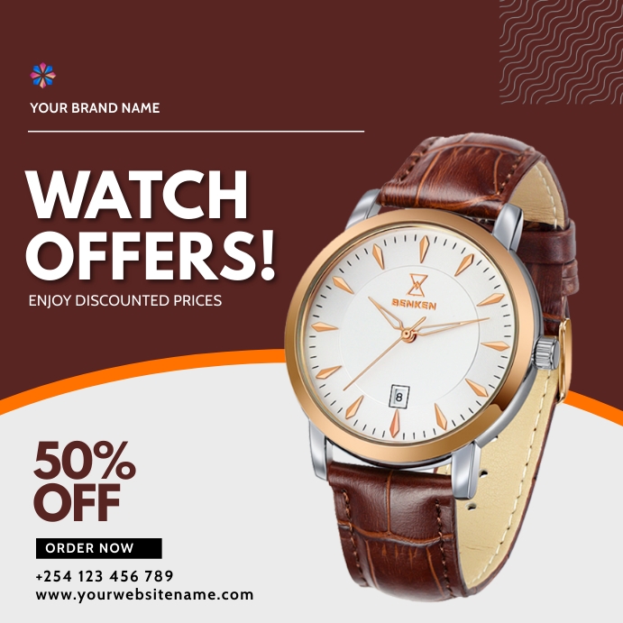 watch collection electronics gadgets flyer Template | PosterMyWall