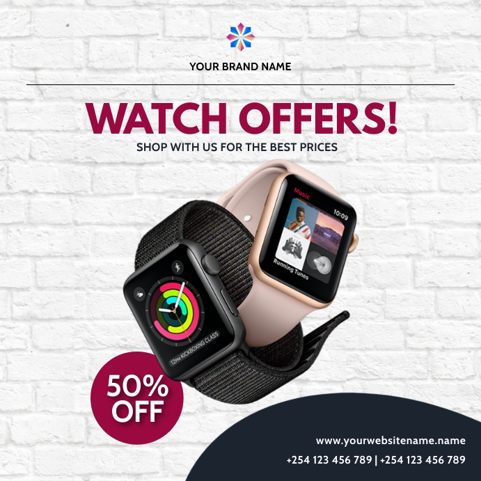watch collection electronics gadgets flyer Template | PosterMyWall