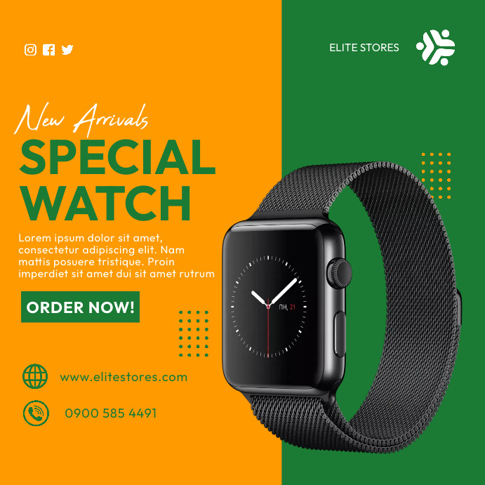 Watch flyer Template | PosterMyWall
