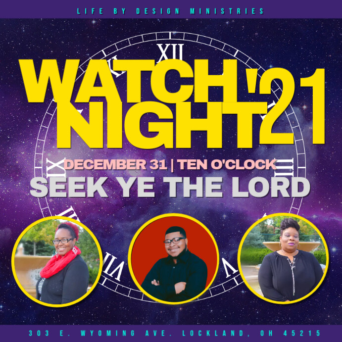 Watch Night '21 Template | PosterMyWall