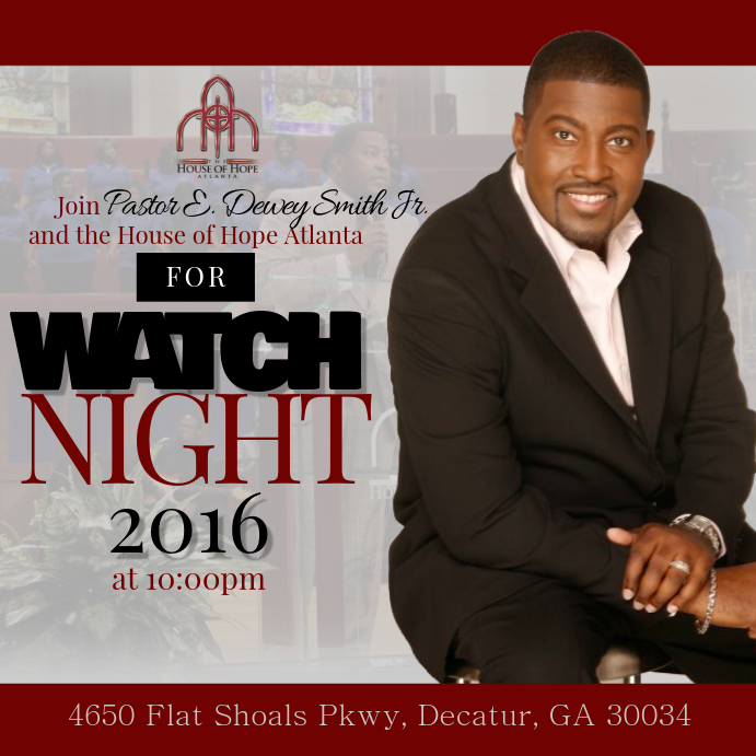 Watch Night Service Promo Template | PosterMyWall