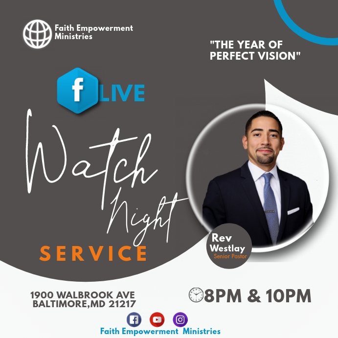 WATCH NIGHT Template | PosterMyWall