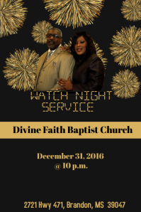 Watch Night Service Template | PosterMyWall
