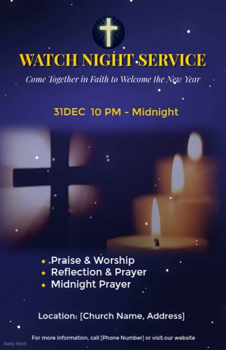 Copia de Watch Night Service 2025 - Community Invitation Poster ...