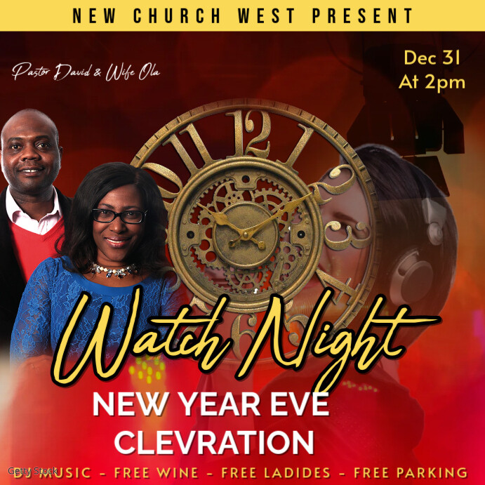 Watch Night Service Modelo | PosterMyWall