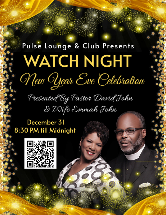 Watch Night Service Flyer Template | PosterMyWall