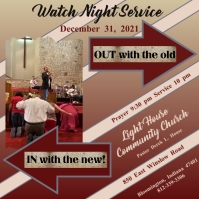 Watch Night Service Promo Template | PosterMyWall