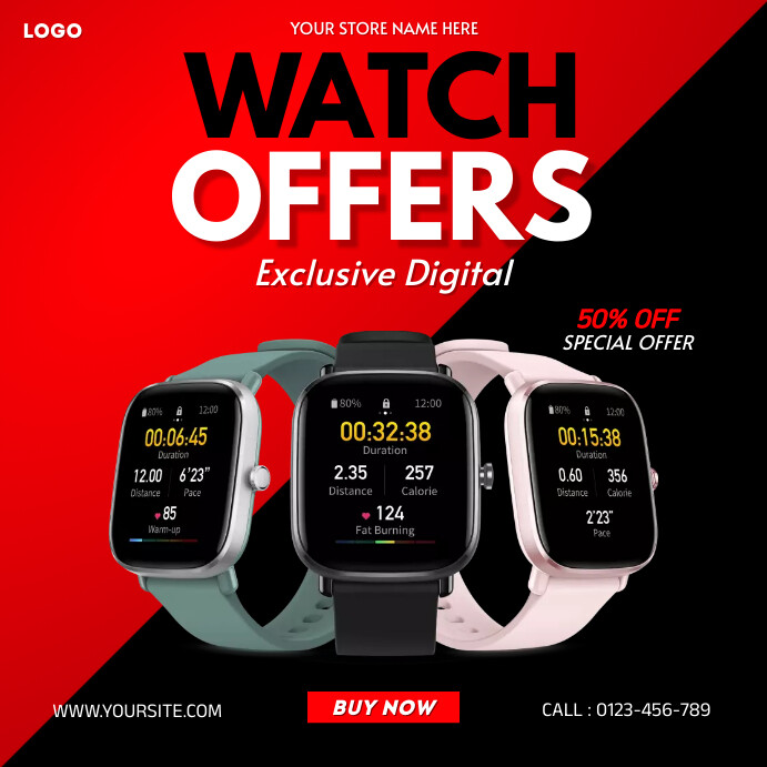 Watch Offers Template | PosterMyWall