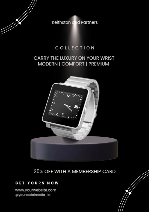 Copy of watch sale template | PosterMyWall