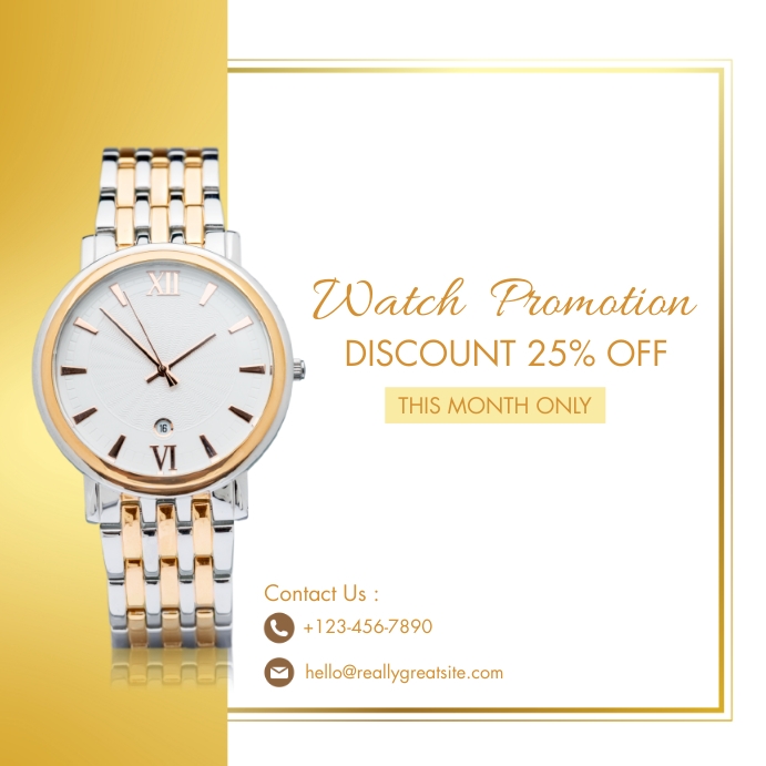 Copy of Watch sales | PosterMyWall