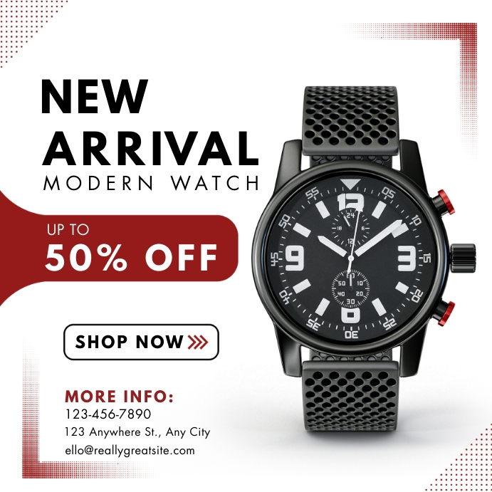 Watch sales Template | PosterMyWall