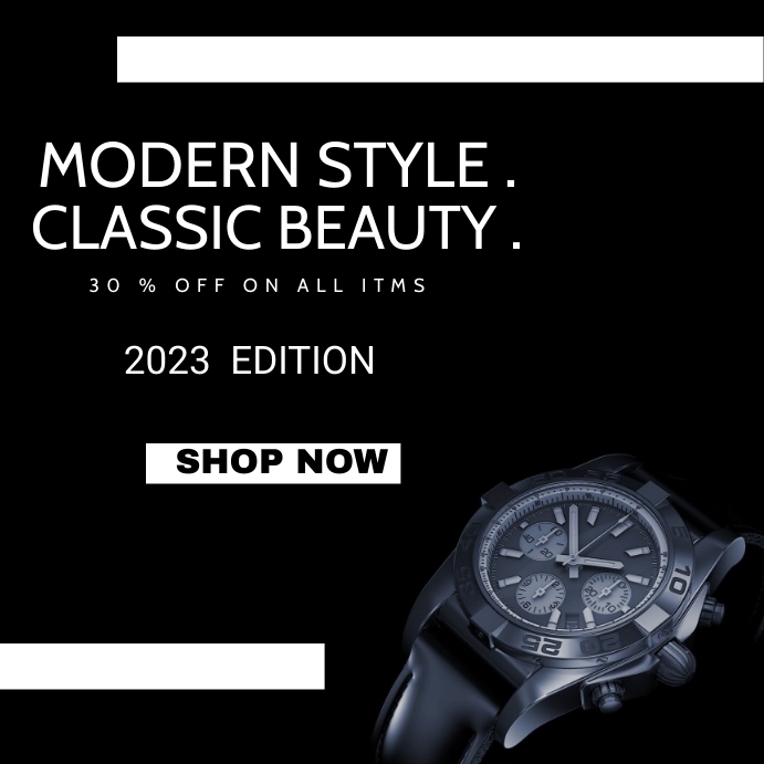 watch single product sale advertisement Template | PosterMyWall