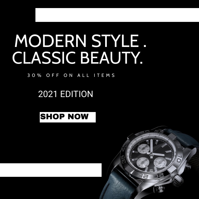 watch single product sale advertisement Template | PosterMyWall