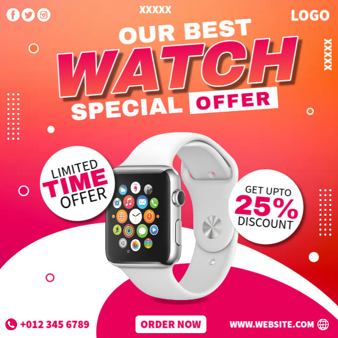 Watch Template Ads | PosterMyWall