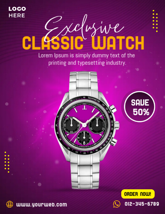 Copy of Watch Template | PosterMyWall