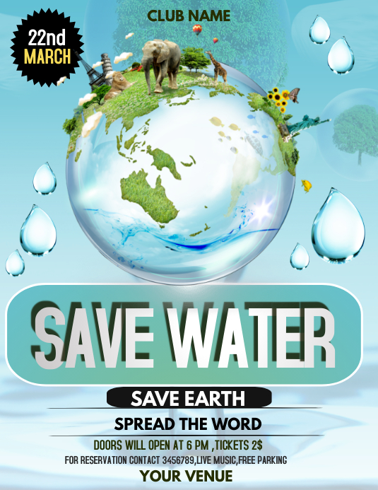 Copy of Water day flyers | PosterMyWall