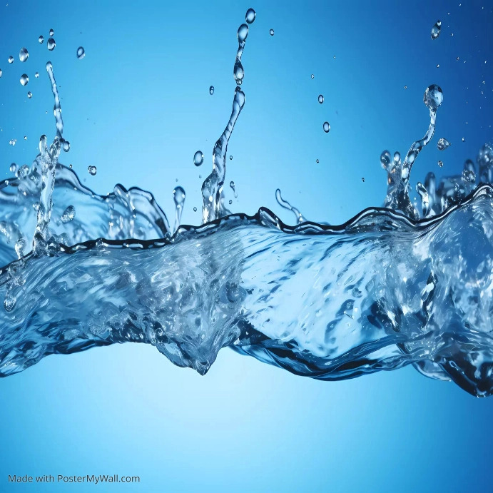 Copy of Water flow background design | PosterMyWall
