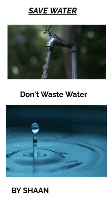 Water Instagram Reel Template | PosterMyWall