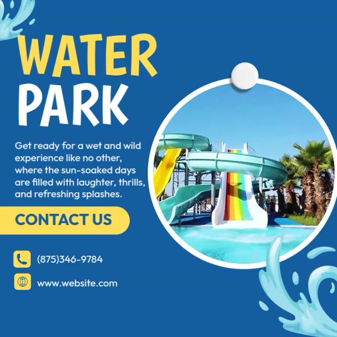 Water Park Adventure Template | PosterMyWall