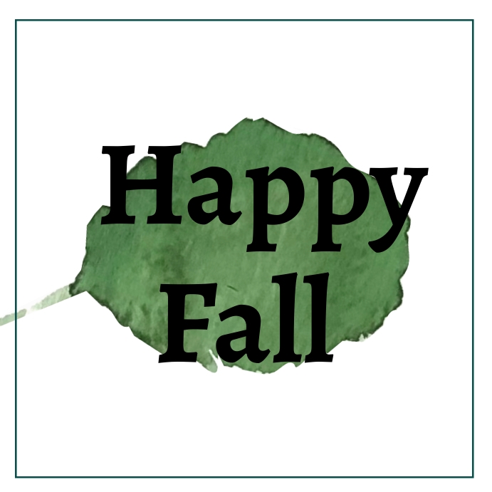 Watercolor Happy Fall Template | PosterMyWall