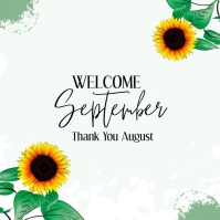 Hello September Template | PosterMyWall