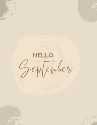 Hello September Template | PosterMyWall